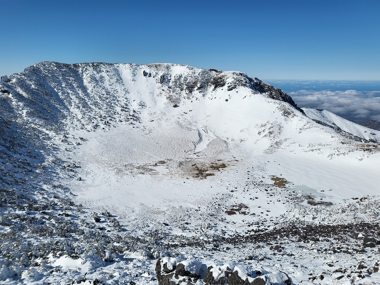 한겨울 한라산 눈구경해 보자.