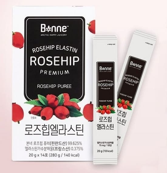 로즈힙 퓨레 쥬스 엘라스틴 먹는법 부작용 효능 요약정리