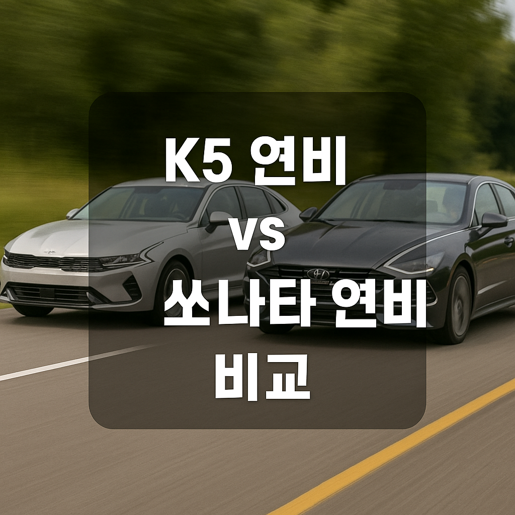 K5 VS 쏘나타 연비 차이점과 실사용 비교, 어떤 차를 사야 할까?