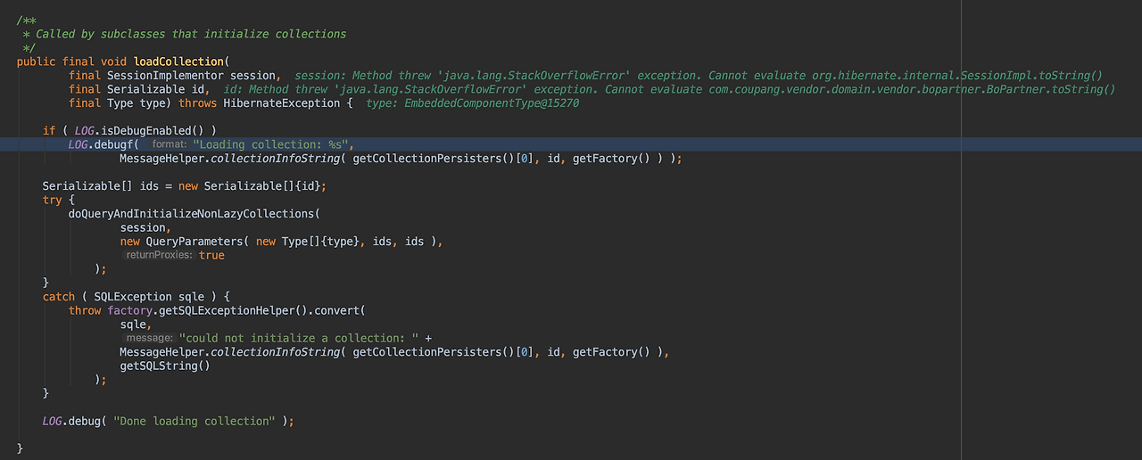 Hibernate toString stackOverflowError