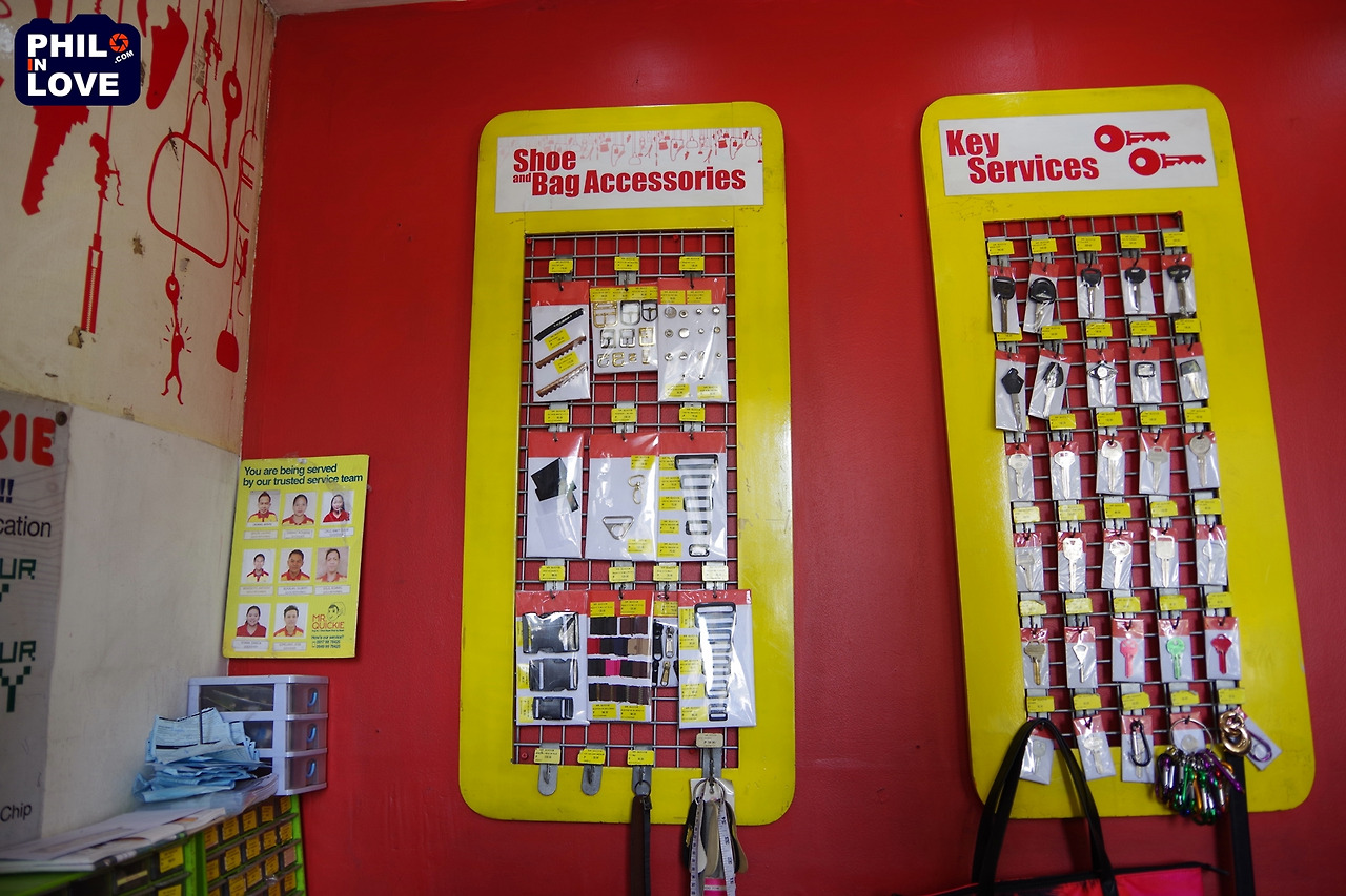 [필리핀 마닐라 생활] 신발수선, 열쇠복사가게 - 미스터 퀵키(Mr. Quickie)