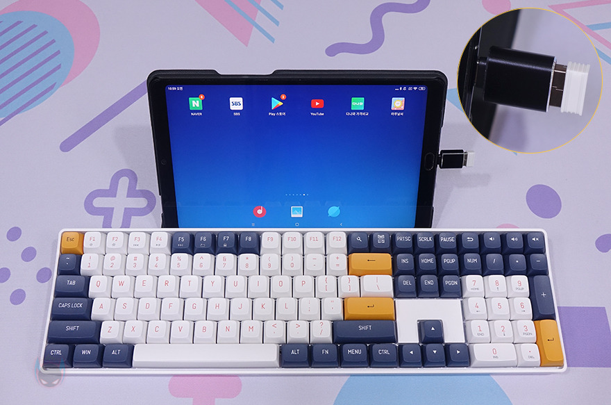 110키 풀-배열로도 나온 또하나의 가성비 유무선 키보드! - Aigo A108