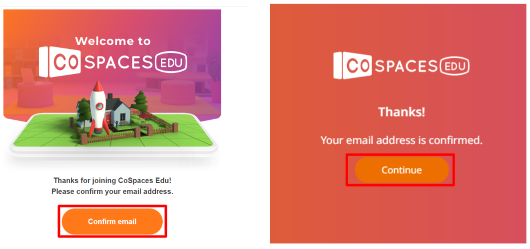 코스페이시스(Cospaces)교사 회원가입하기