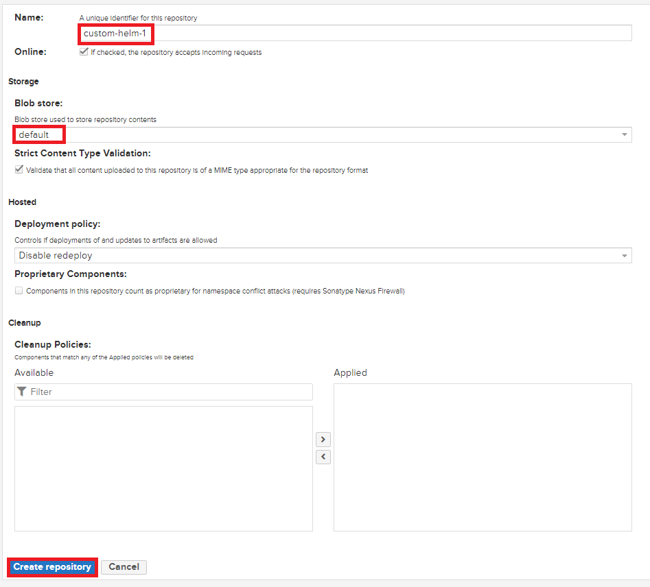 [kubernetes] nexus에서 helm repository 생성 및 push & install :: 초급에서 고급까지