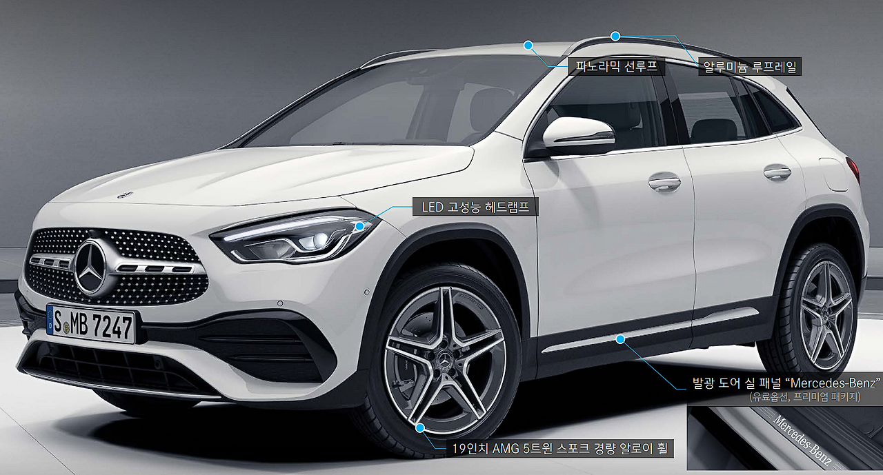수입 소형 suv, 2023 벤츠 GLA 가격, 카탈로그