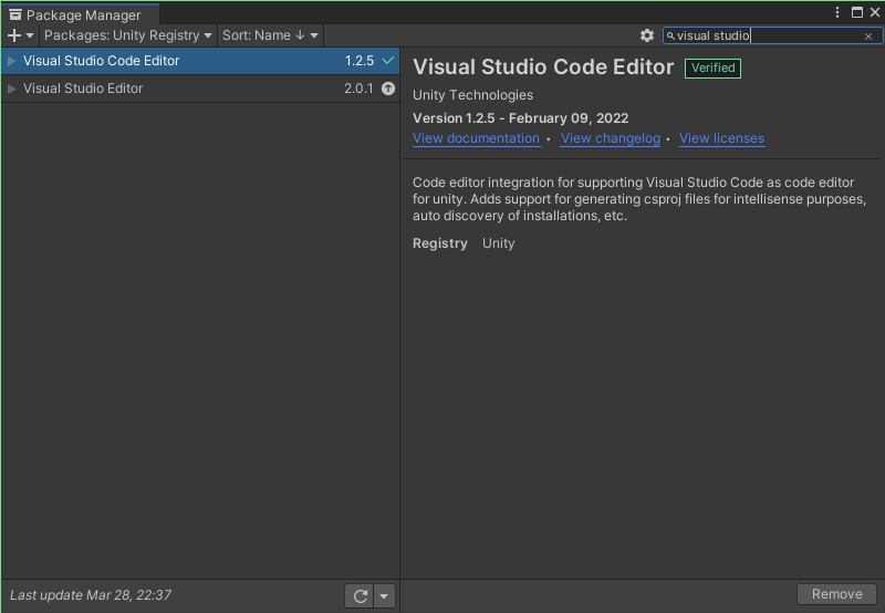 [Unity] vscode와 유니티 연결
