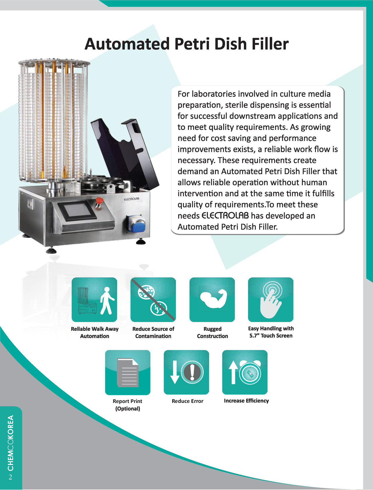 Automated Petri Dish Filling Solution 페트리디쉬 자동 충진기