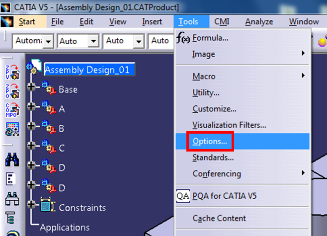 [CATIA V5] CGR data의 도면화(Drafting) 방법