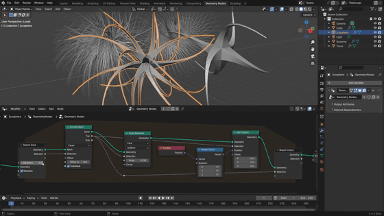 오픈 소스 3DCG 제작 소프트웨어 "Blender 4.0"이 정식 출시