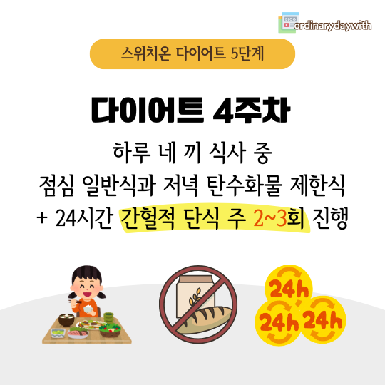 단기간 5kg 감량 박용우 스위치온 다이어트 후기 And 식단표 공개 4주 실전 기록