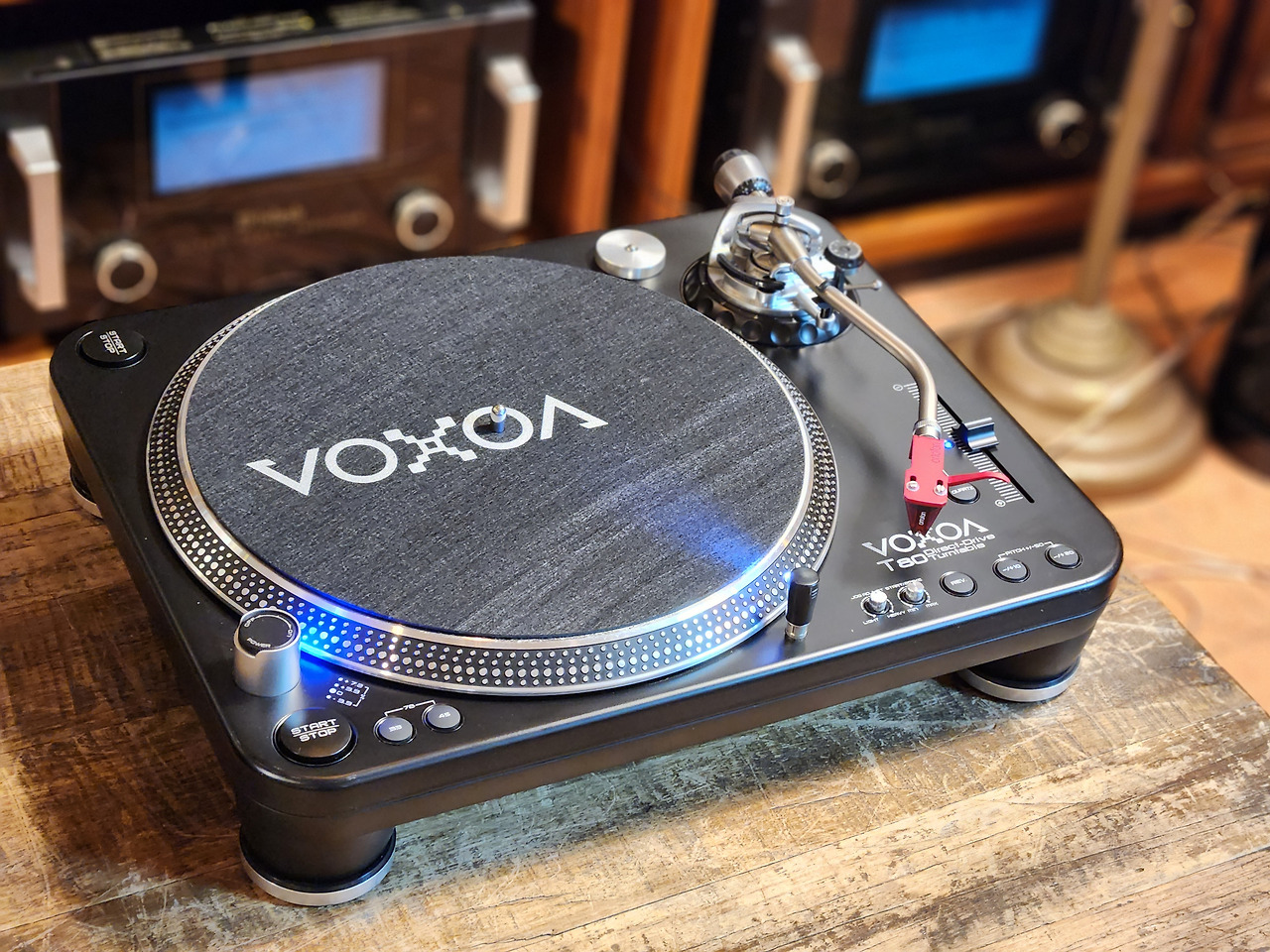 Voxoa 보소아 T 80 Dj전용 턴테이블 입니다 A급 포노엠프내장모델 Ortofon Red헤드쉘 카트릿지포함 Stock