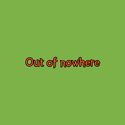 미국 캐나다 생활 영어: Out of nowhere