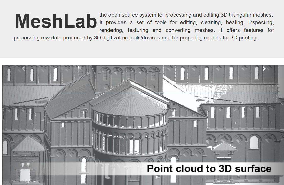 MeshLab 다운로드 및 설치 가이드