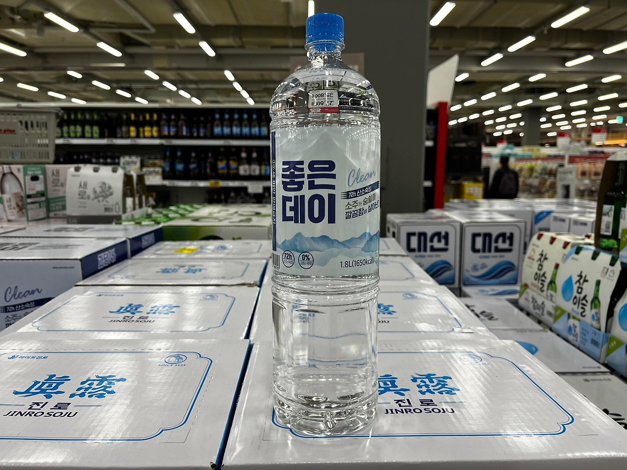 대용량 소주 18리터 페트병 대형마트 판매 가성비 가격 도수 종류 안내참이슬 처음처럼 대선 좋은데이