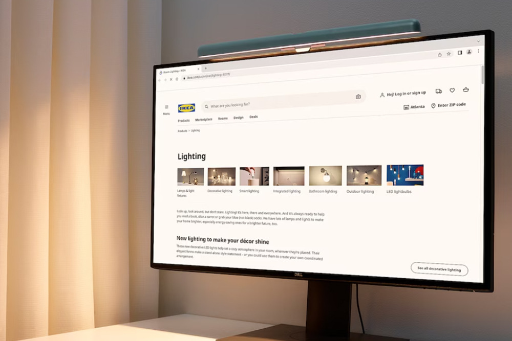 이케아 책상 모니터 LED 조명 라게르공 스펙과 가격 살펴보니?