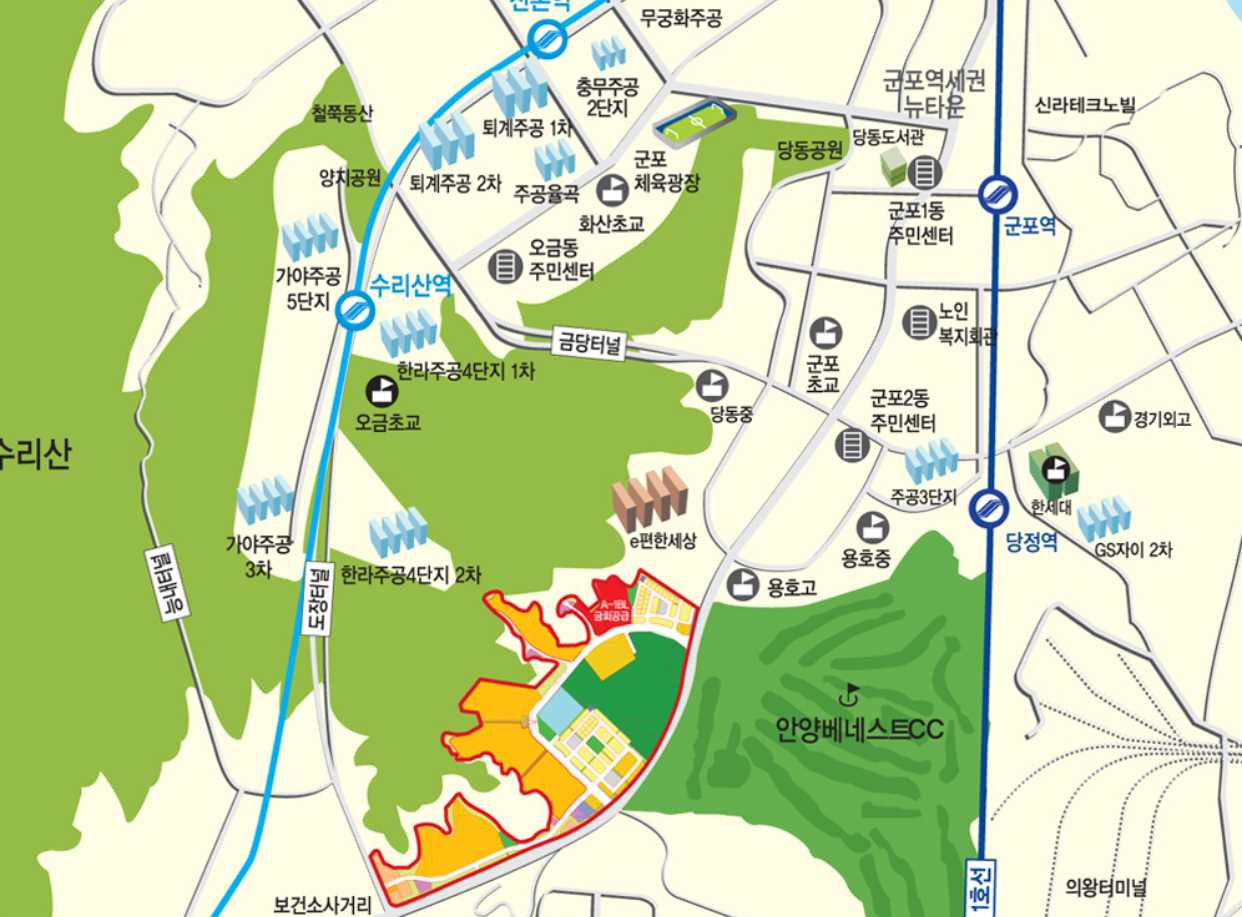 군포 국민임대 삼성마을LH1단지 모집공고 및 평면도 (26,36,46형)