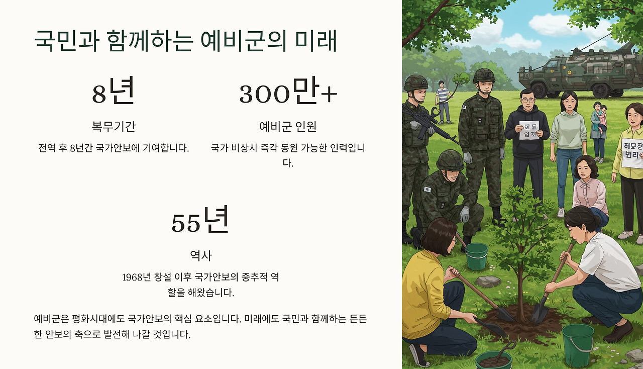 예비군의 날 의미와 제도 총정리 전역 후 예비군 몇 년 혜택까지 알아보자