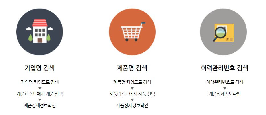 식품이력관리시스템 홈페이지 바로가기
