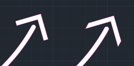 동선 화살표 그리기, PAA :: XiCAD & etc...