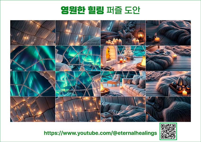 핀란드 이글루 퍼즐 게임 도안 색칠공부도안 이미지 그림 프린트 무료다운 어르신 노인 유아 인지프로그램 치매예방
