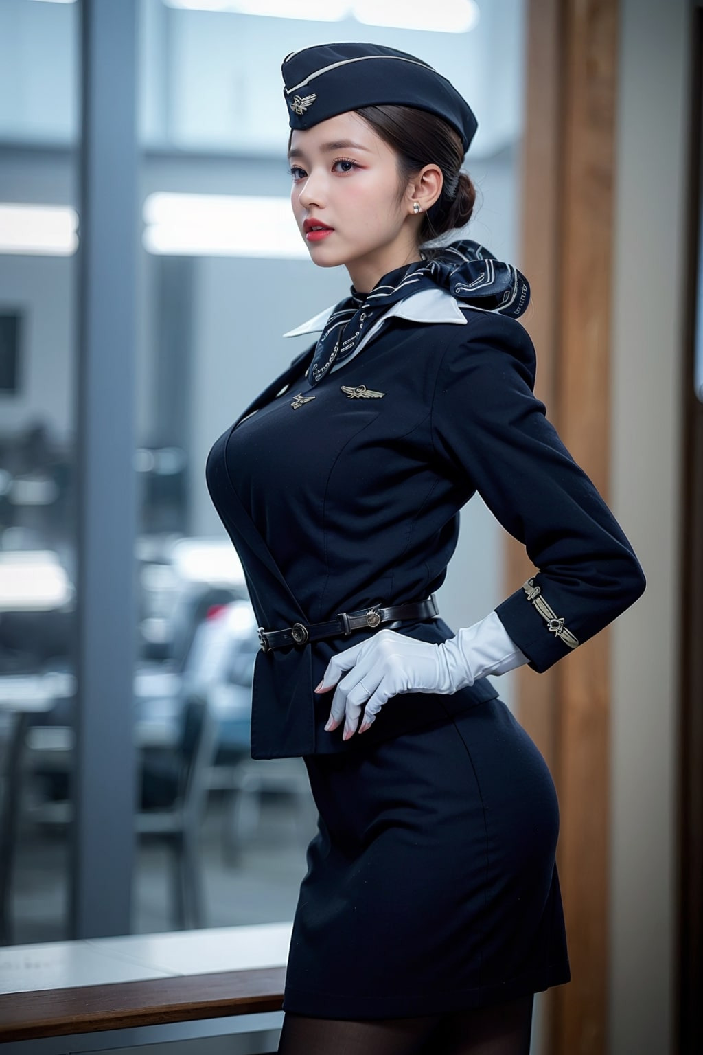 항공사 스튜어디스 여자 Ai