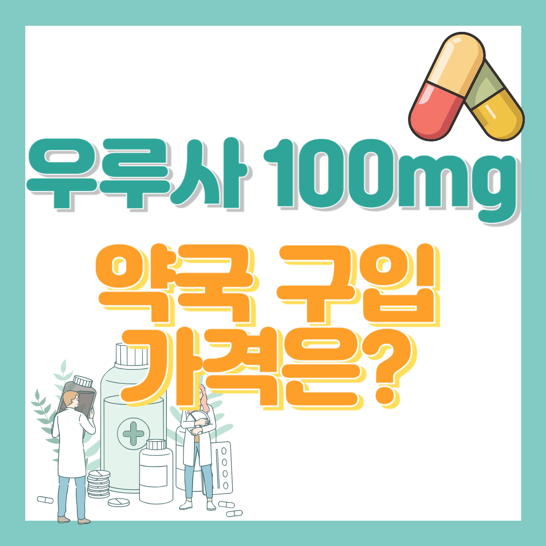 우루사 100mg 약국 가격 Vs 보험 처방 가격은