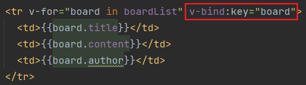 [Vue warn]: Avoid using non-primitive value as key, use string/number value instead. 에러