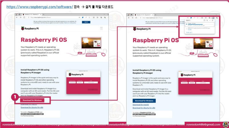 라즈베리파이 마스터 되기 라즈베리파이4 Os라즈비안 설치 방법