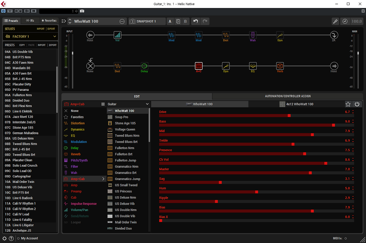 Line6 Helix Native / 힐릭스 네이티브