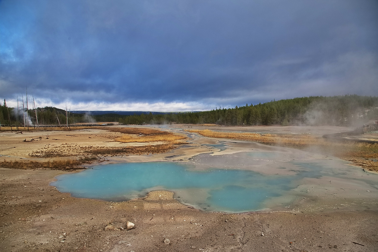 Yellowstone 국립공원의 Norris Geyser