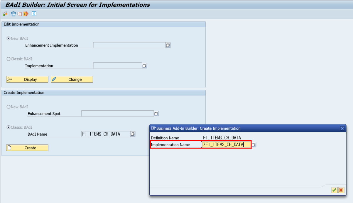 [SAP FI] BAdI를 이용하여 트랜잭션 FBLxN에 커스텀 필드 추가하기