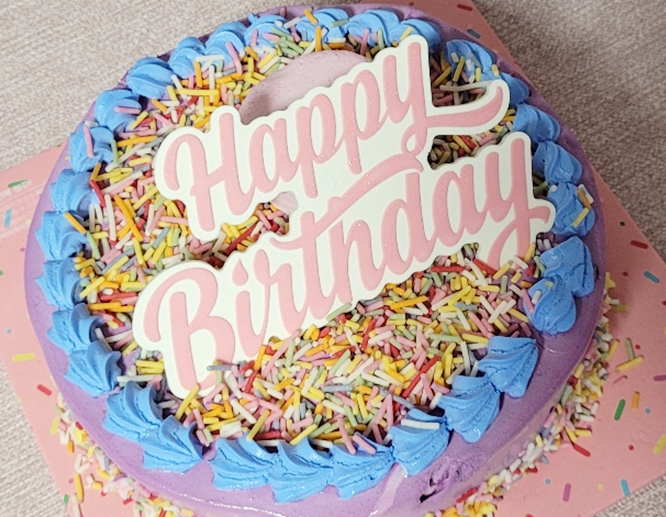 베스킨라빈스 생일 케이크