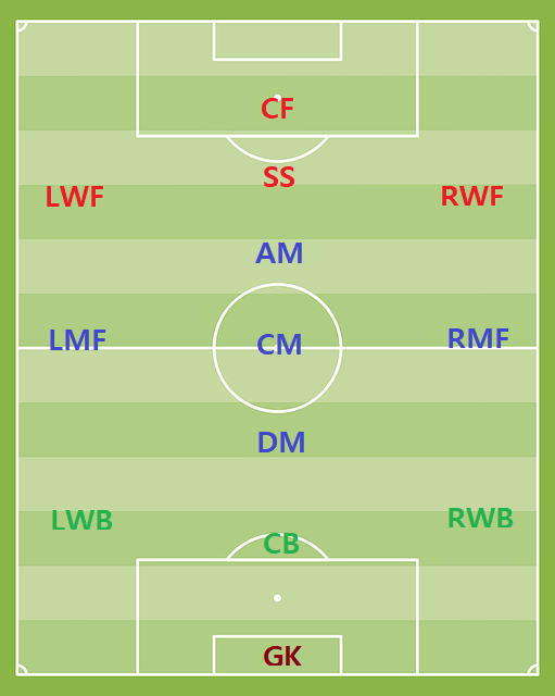 🚩축구🚩 FW - MF - DF - GK / 포지션 용어 - 뜻 - 역할 / 주요선수