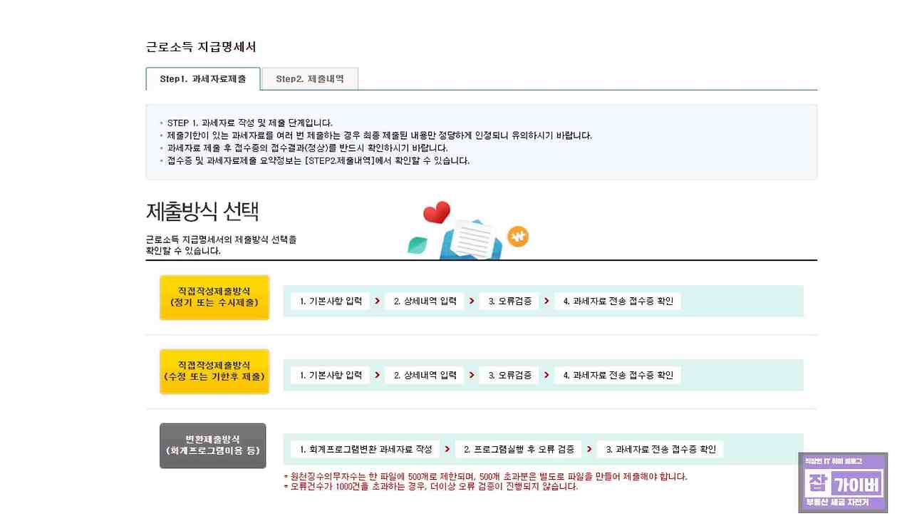 2024년 연말정산 소득공제 신고 이직 중도 퇴사자 휴직자
