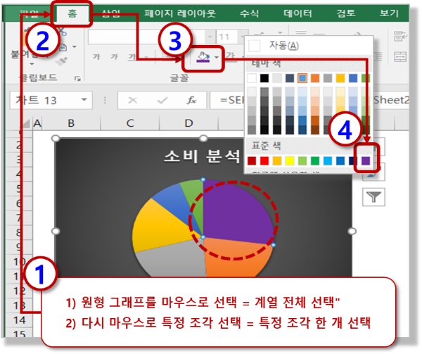 026 엑셀 기초 특강 차트 그리기 실습 원형도넛 파이 원형 대 원형 원형 대 막대형 그래프 만들기