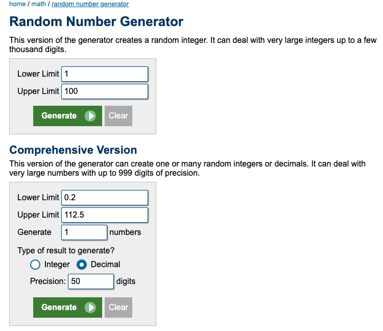 랜덤 숫자 뽑기 추천 : 무작위 골라