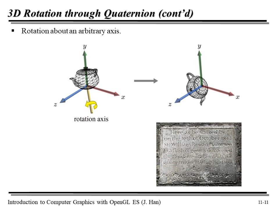 [OpenGL ES] 11강 : 오일러 변환(Euler Transform) 과 쿼터니언(Quaternion)