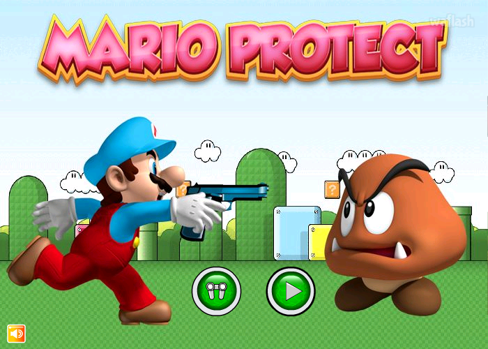 마리오 프로텍트 (Mario Protect) - 플래시게임 | 와플래시 게임 아카이브