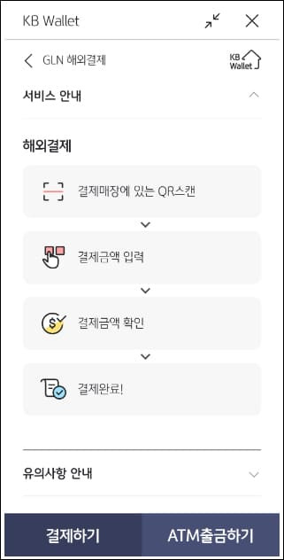 KB월렛 , KB국민은행 GLN 등록 및 사용 방법
