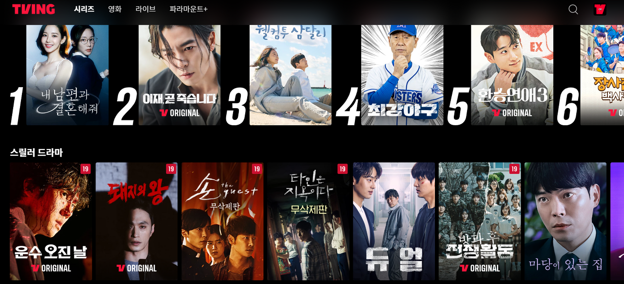 최신 Ott 요금제 Best6 비교 넷플릭스 왓챠 티빙 웨이브 디즈니플러스 라프텔