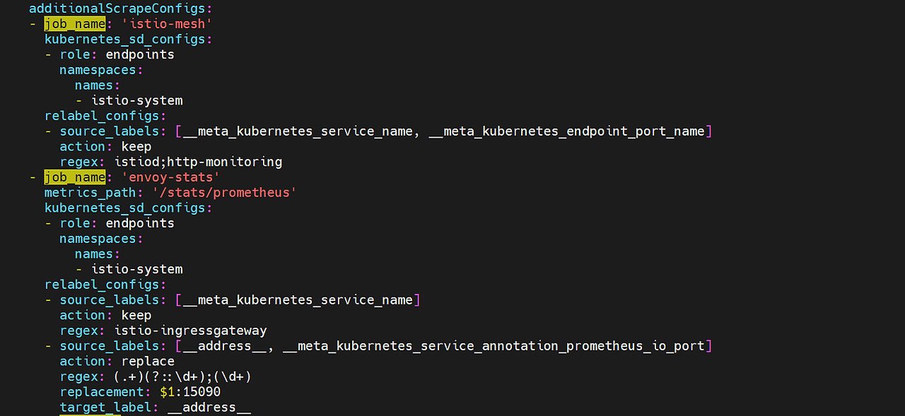 Istio와 Kube Prometheus Stack 간의 연동