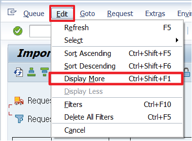# [SAP] Import Queue ( Import Queue 정리 )
