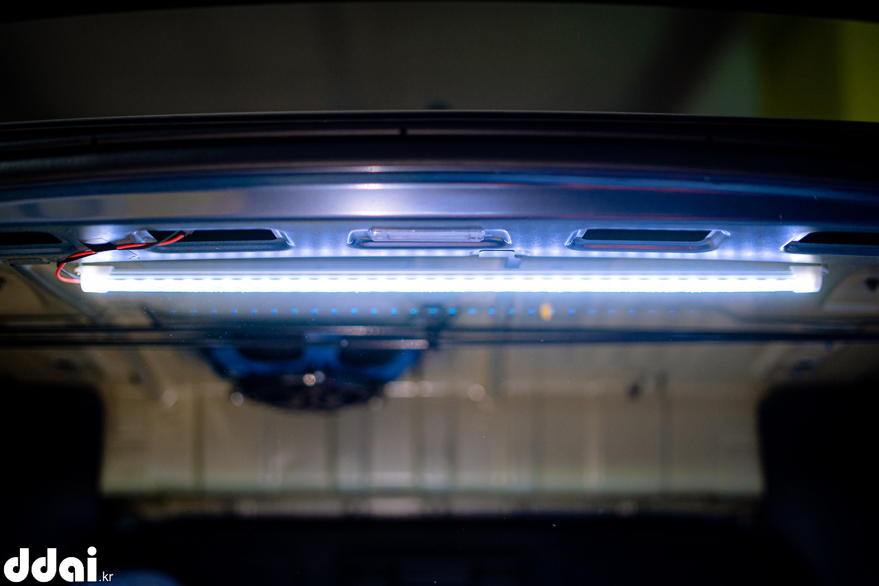 K5 DL3 후미등 LED바 설치, 우산걸이