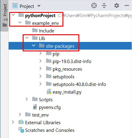 [python] 파이참 venv 가상환경 만들고 간단한 예제 코드 실행하기 (window 10) by bskyvision.com