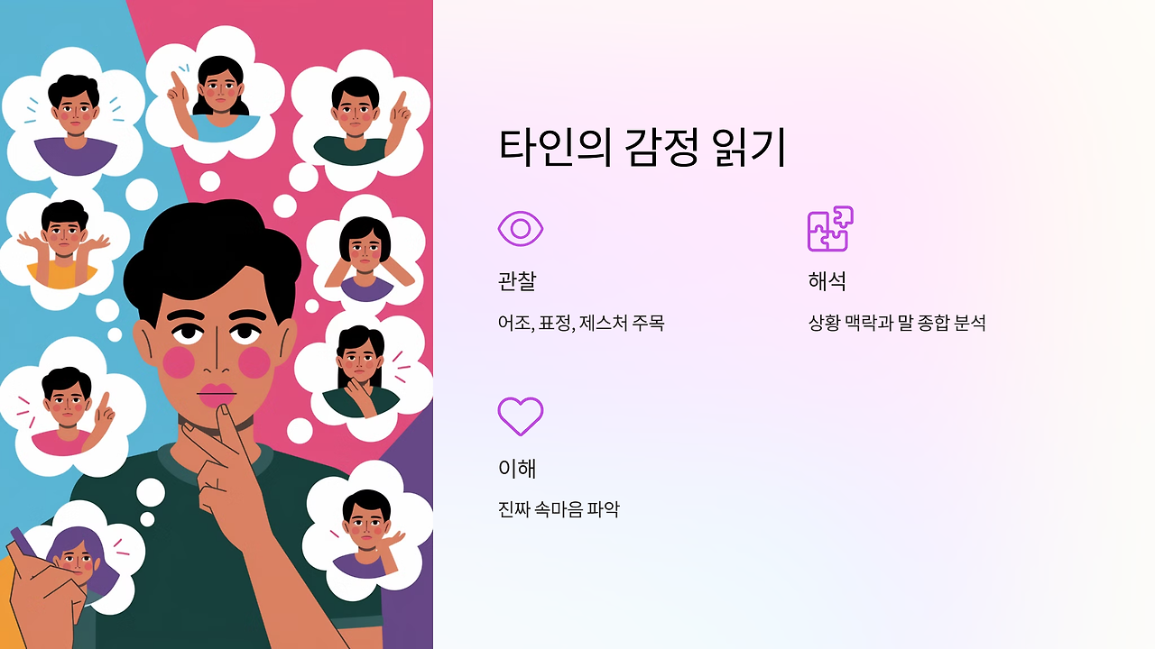 공감 능력 키우기 타인의 감정을 깊이 이해하는 방법