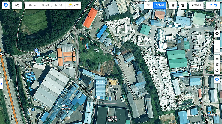 다음 위성지도 스카이뷰 보는방법 Daum Skyview
