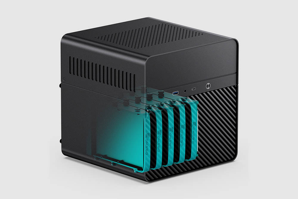 자작 나스를 위한 JONSBO N2 For NAS 알루미늄 케이스!