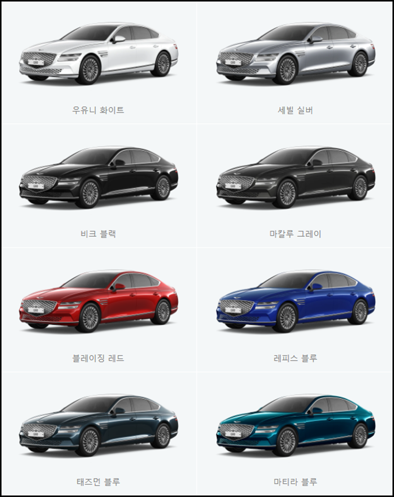 제네시스 G80 전기 모델 일렉트리파이드 G80 알아보기 - 뷰파인더