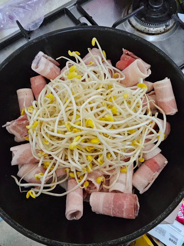 콩나물불고기 만드는법 콩불레시피 덜매운양념장