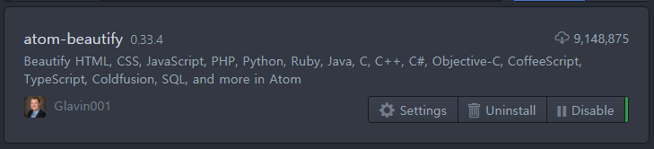 [Atom] 아톰 뷰티파이(atom beautify)로 깔끔하게 코드 정렬하기